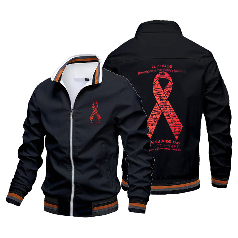 HIV Prevention Is Everyone's Business - Custom Flight Jackets