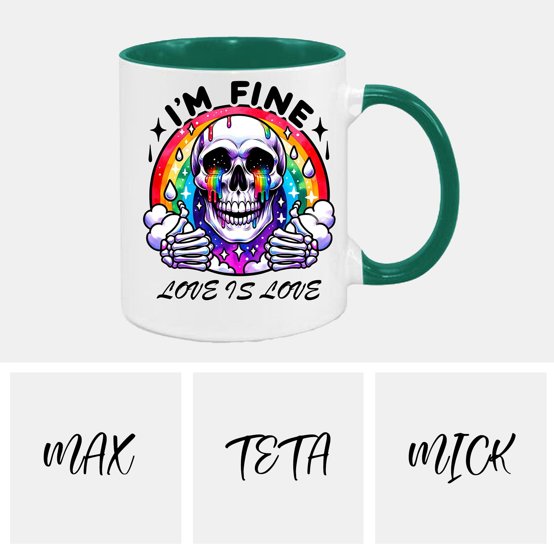 Personalized LGBT Halloween mugs