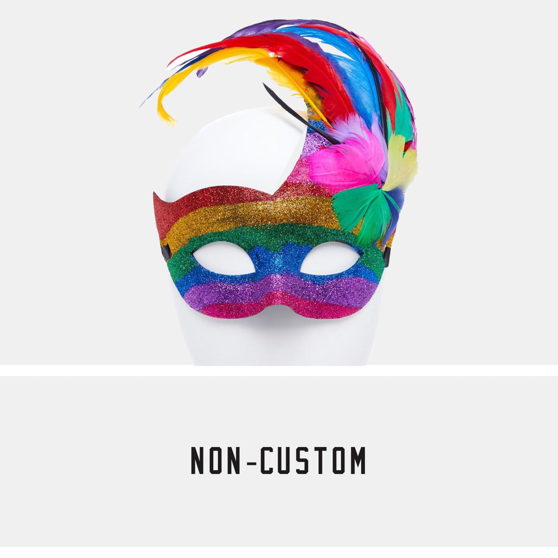 Rainbow Pride Masquerade Mask